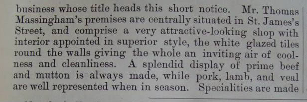 KLF • View topic - Tower Street and St James Street Butchers - Massingham