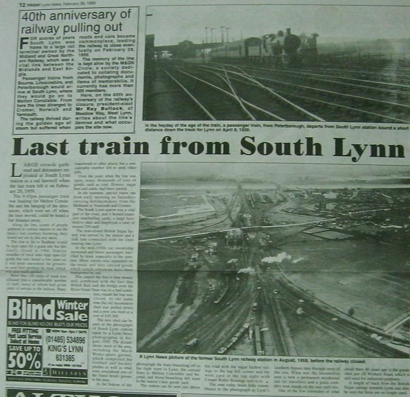 KLF • View topic - South Lynn and King's Lynn Railway Stations - M&GN